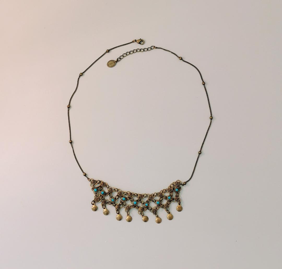 Collier femme en bronze pampilles, marquise – VisitePriveeDeco